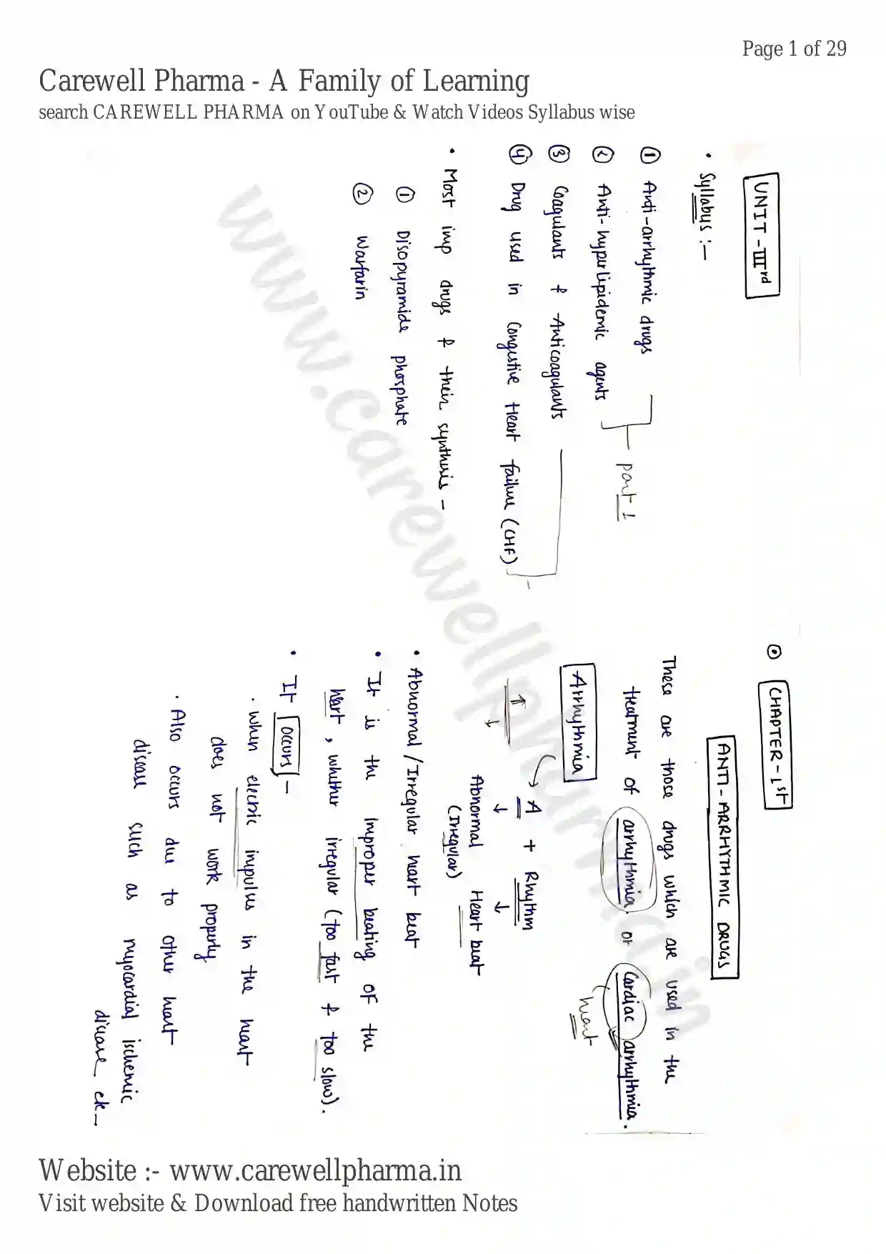 Unit 3 - Medicinal Chemistry 2 - 5th Semester - B Pharmacy Notes ...